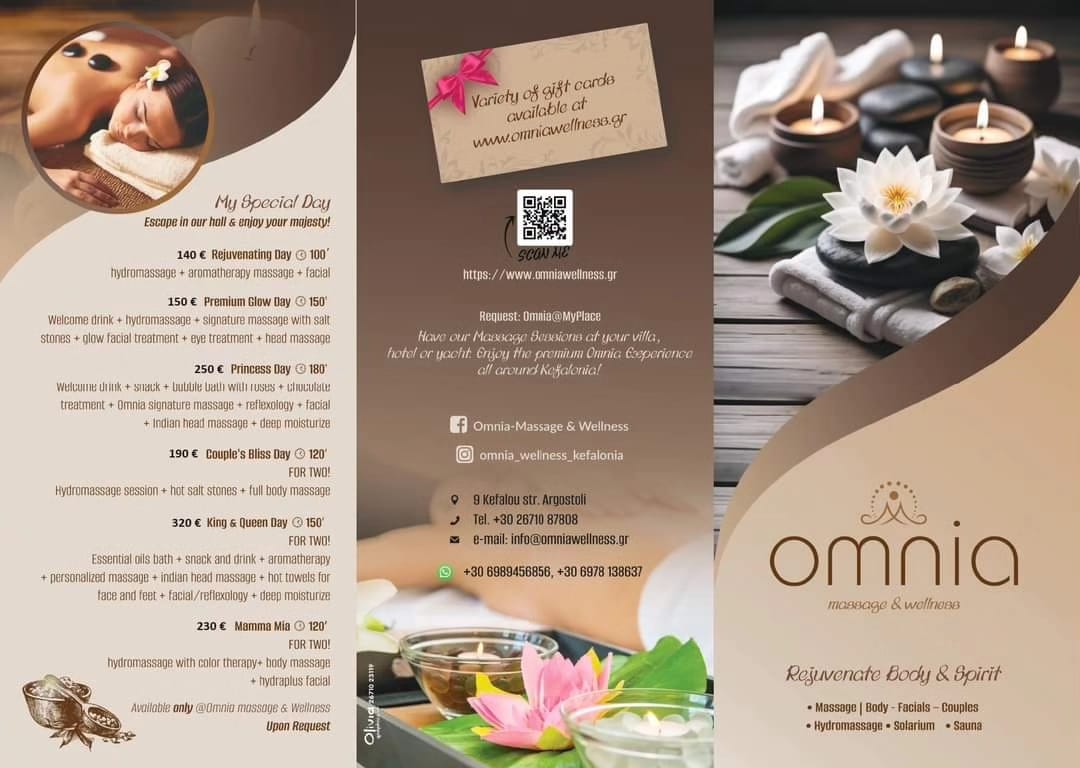 Omnia Welness – Massage & SPA in Kefalonia – Indulge Your Senses, Renew Your Spirit: Omnia ...